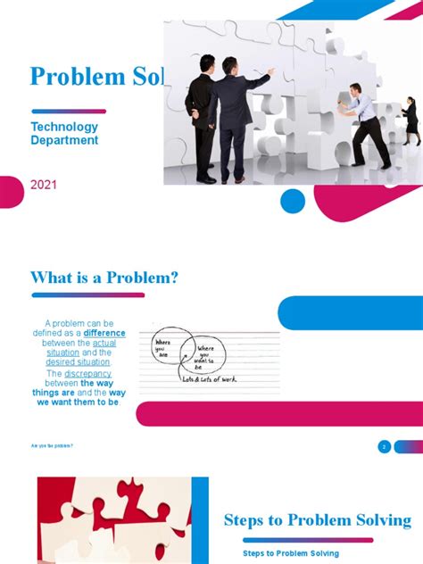 Problem Solving Presentation Pdf Algorithms Variable Computer