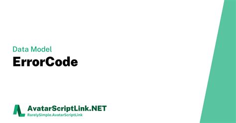 Errorcode Avatarscriptlink By Rarelysimple