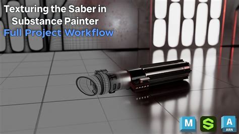 Maya 3d Workflow Video Vader Project Part Three Texturing The Light