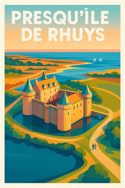 Affiche De Presquîle De Rhuys Lélégance Du Château De Suscinio Ent