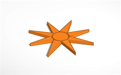 3d Design Sun Star Tinkercad