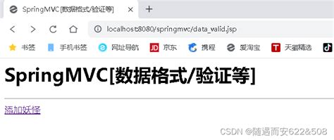 Springmvc框架学习笔记（六）：数据格式化即数据类型转换、表单数据校验、以及表单中文乱码处理nstraints 提示信息格式化 Csdn博客