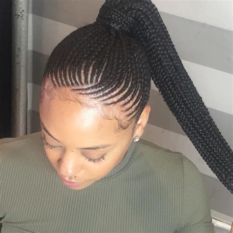 Updo Cornrow Styles