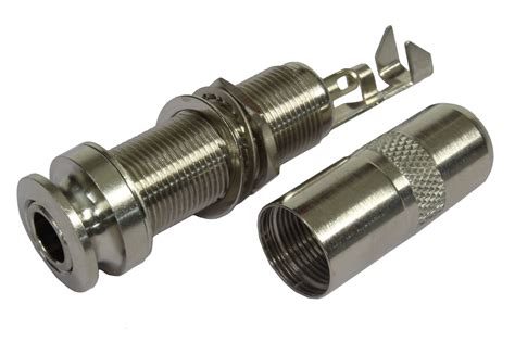 Switchcraft Mono Stereo Acoustic End Pin 1 4 Output Jack Nickel EBay