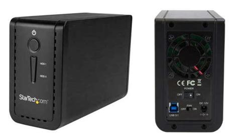 From Startech S Bu R Dual Bay Inch Drive With Usb Gen Storagenewsletter