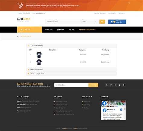 Template Web Bán đồ điện Tử Thời Trang đồ Gia Dụng Bằng Html Css Js