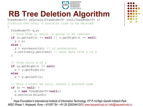 Red Black Tree Insertion And Deletion Pptx Programming Languages Computing