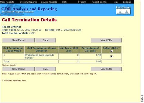Cisco Callmanager Serviceability Administration Guide Release 4 0 1 Cdr Search Configuration