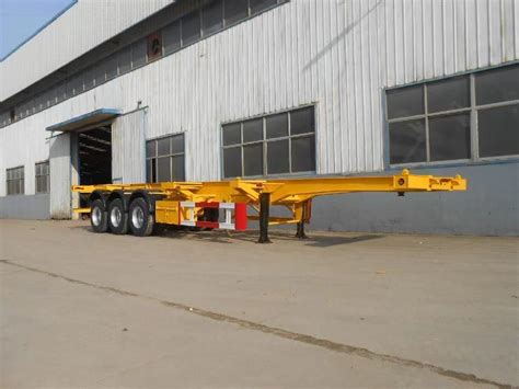 China Container Chassis Semi Trailer Manufacturers Suppliers Factory