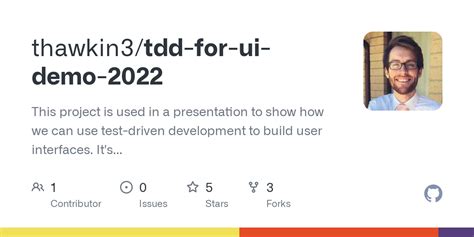 GitHub Thawkin Tdd For Ui Demo This Project Is Used In A Presentation To Show How We
