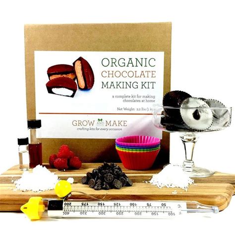 Grow And Make Deluxe Diy Chocolate Making Kit Learn How To Make Your