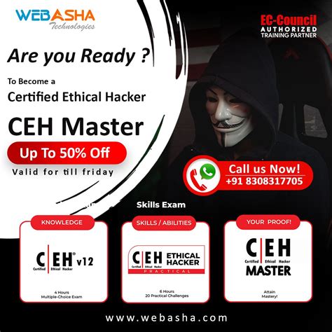 Webasha Technologies On Linkedin Cehmaster Ethicalhacking Cybersecuritytraining