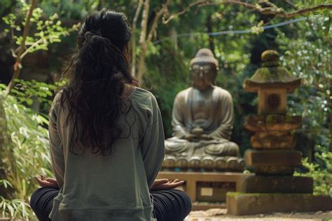 guided meditation ar generative ai premium ai generated image