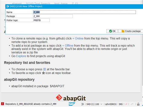 misleading error message repository xxx alreay contains yyy · issue