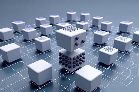 premium ai image abstract data graph concept with data clusters and