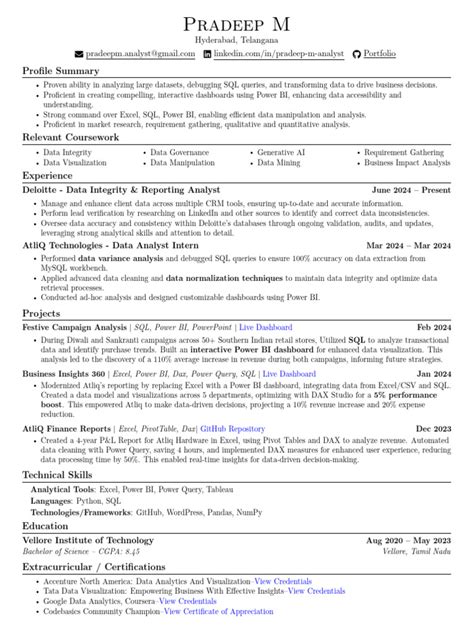 pradeep m data analyst pdf data data analysis