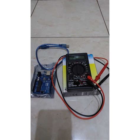 jual arduino uno r3 atmega328p multimeter dt 830b shopee indonesia
