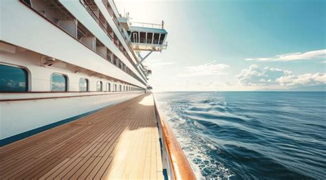 Premium Photo Open Deck Of A Luxury Cruise Ship