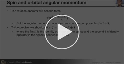 Addition Of Angular Momentum General Theory Of Angular Momentum Coursera