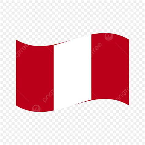 Peru Flag Clipart Vector Peru National Flag Waves Peru Country