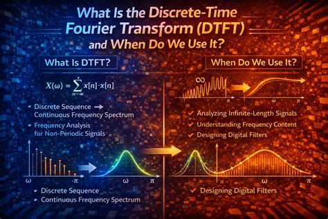 What Is The Discrete Time Fourier Transform Dtft And When Do We Use