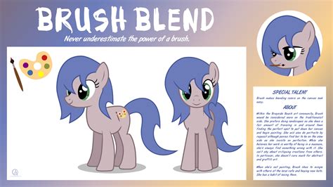 Mlp Oc Bio Sheet Brush Blend By Outlawquadrant On Deviantart