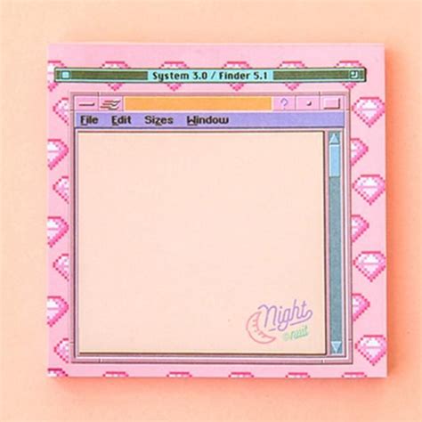 Aesthetic Memo Pad Printable Printable Templates