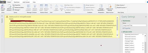 Merge Tables Gives Data Source Error Url Length Ex Microsoft Fabric Community