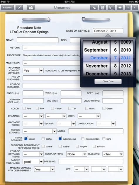 Recording Dates And Times On Your Ipad Form Formconnections