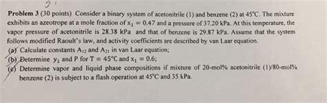 Solved Problem 3 30 Points Consider A Binary System Of
