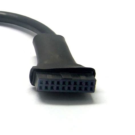 Pin Female Header To Pin Male Header USB To USB Motherboard Adapter PTComputers