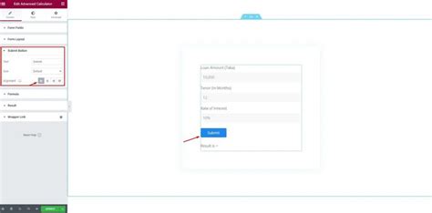 how to make an emi calculator using elementor and element pack