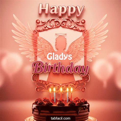 🎂 Happy Birthday Iii Gladys Tarjetas  Online