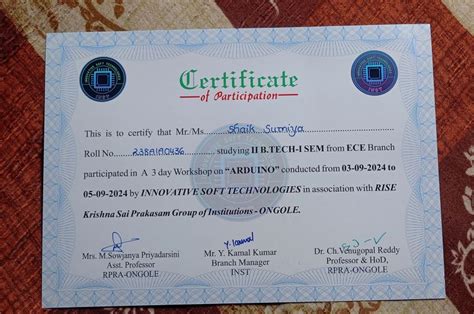 Arduino Workshop Electronics Skillsdevelopment Techlearning Btech Sumiya Shaik