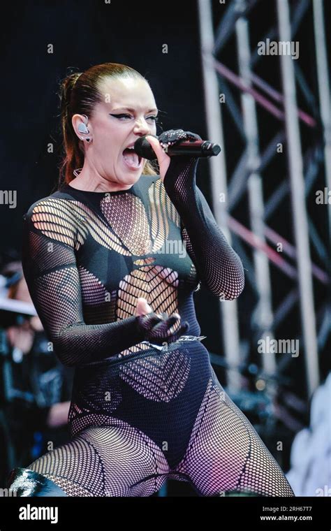 Gothenburg Sweden 10th August 2023 The Swedish Singer And