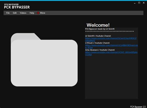 Github Lil Skiirrttpck Bypasser Allow You To Unpack All Pcks Files By Bypassing The Security