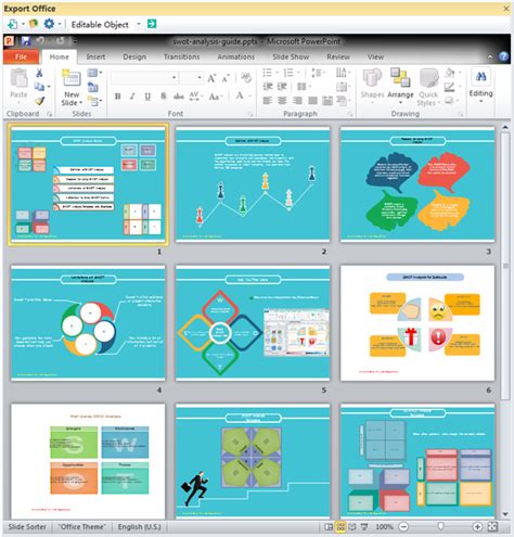 Swot Matrix Template Powerpoint