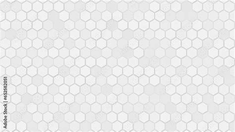 Simple Geometric Background With Hexagonal Cell Texture Honeycomb Grid Seamless Pattern Vector