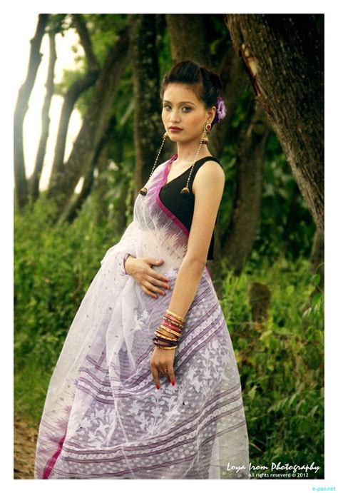 Traditional Meitei Dress Model Rosia Photo Shoot Loya Irom India Traditional Dress