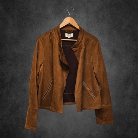 Frye Jackets And Coats Frye Brown Leather Jacket With Cropped Design
