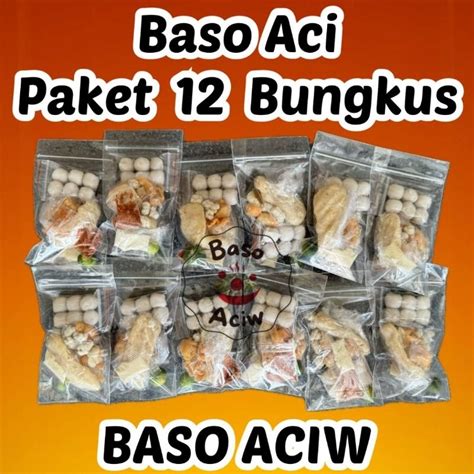 Jual Baso Aci Isi 12pcs Baso Aci Isi 12pcs Murah Baso Aci Paket 12 Pcs Murah Baso Aci