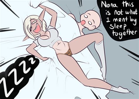 Rule 34 Bed Elf Female Gyaru Leapord Print Nana Gel Sleep Succubus