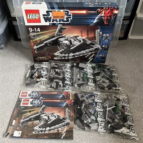 Lego Star Wars Set 9500 Sith Fury Class Interceptor New Boxed No Minifigs Vgc £26000 Lego Star Wars Set 9500 Sith Fury Class Interceptor New Boxed No Minifigs Vgc £26000