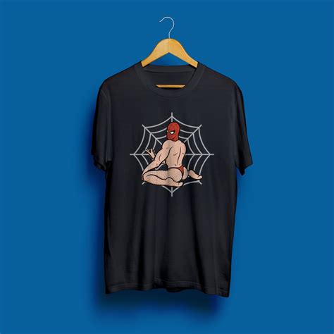 Spider Web Boi Bella Canvas Tee — Gay Anime Art Shirt Etsy