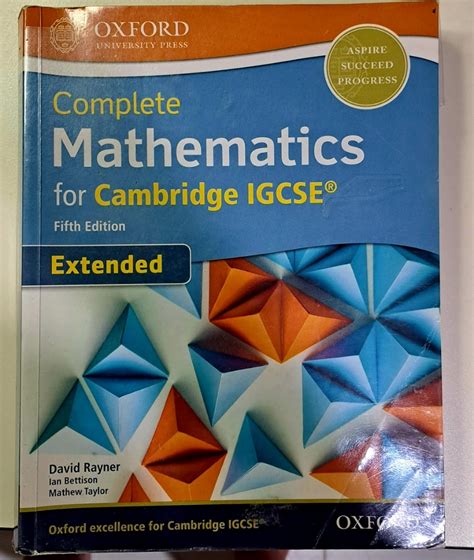Igcse Mathematics Extended Coursebook Hobbies And Toys Books And Magazines Textbooks On Carousell