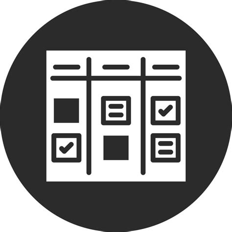 Agile Board Vector Icon 37216193 Vector Art At Vecteezy