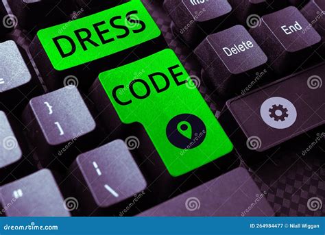 Text Showing Inspiration Dress Code Business Concept An Accepted Way Of Dressing For A