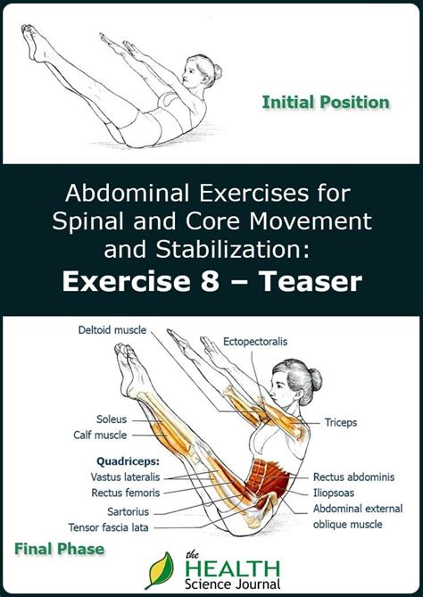 Pilates Teaser Exercises For Core Stabilization Part 8 The Health