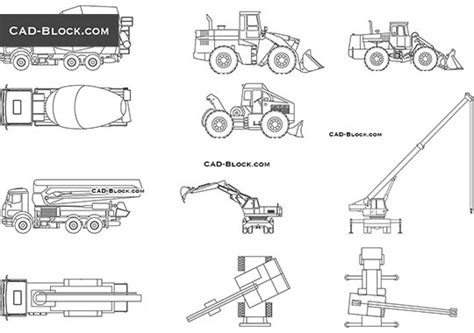 Excavator Cad Block Dwg Autocad Model Download Free 58 Off