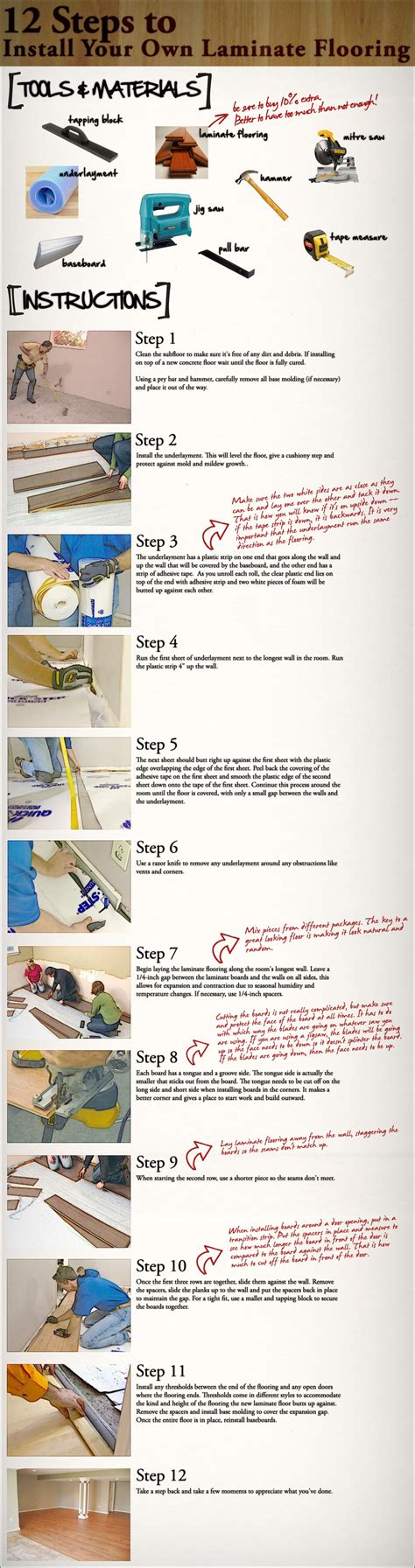 Great Example Of A DIY Project With Laminate Flooring Buy Direct Vinyl Fence